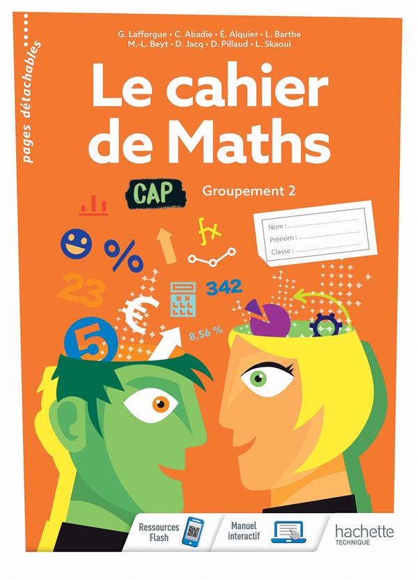 Le cahier de maths groupement 2 cap - cahier de l'eleve - ed. 2020 ...